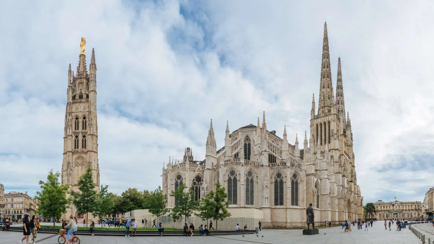 Cathedral & Pey-Beland tower in Bordeaux